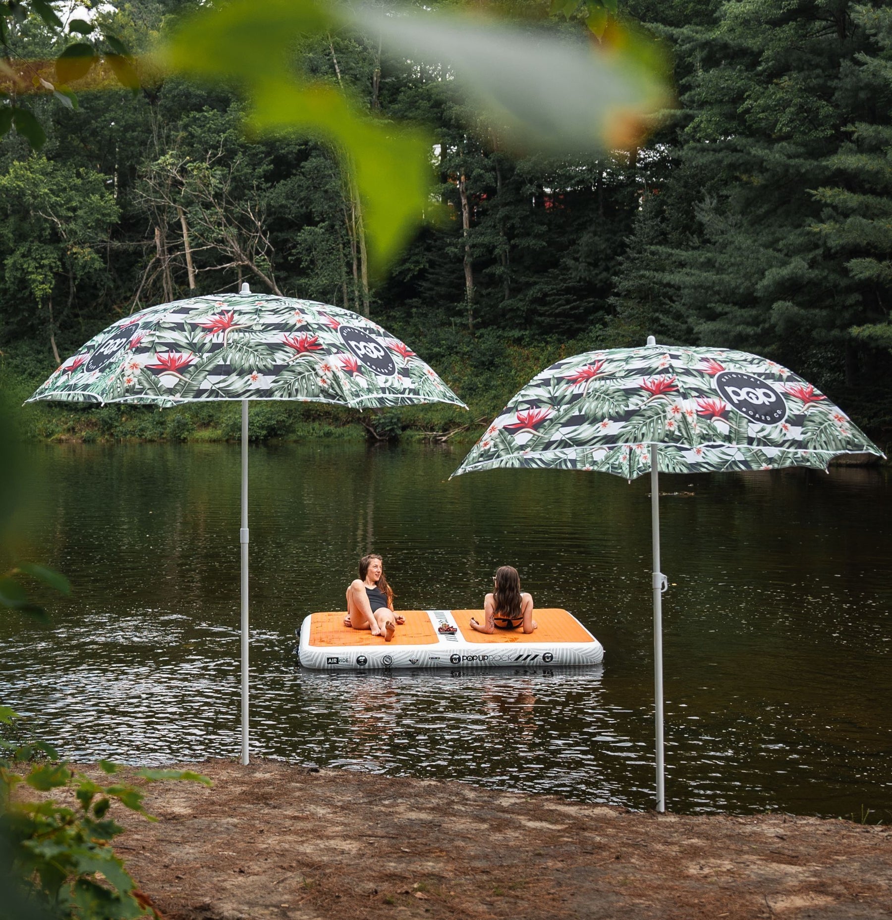 8'x7' Inflatable Floating Dock for Boats & Yachts