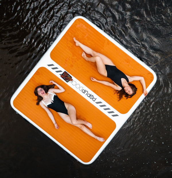8x7ft Inflatable Party Dock - The Party Barge for Boats